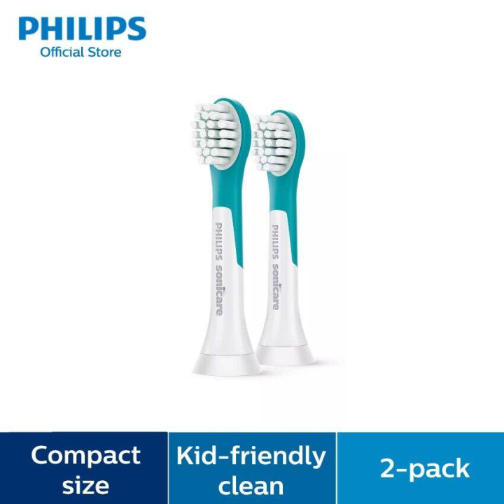 Philips Sonicare for Kids Compact Sonic Toothbrush Heads (2 Pcs/Pack ...