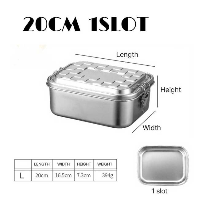 GERMANY QUALITY SUS304 Stainless Steel Lunch Box Bento Box Food ...