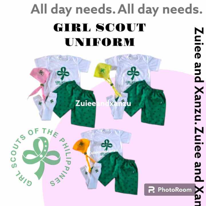 LIIMOCA'S GIRLS SCOUTING TYPE B (STAR,JUNIOR,TWINKLER) uniform | Lazada PH