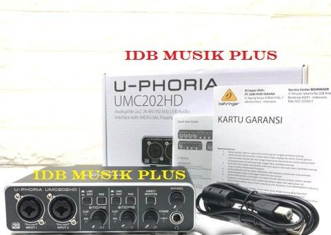 SOUNDCARD BEHRINGER UMC202HD / UMC 202HD / UMC 202 HD | Lazada Indonesia