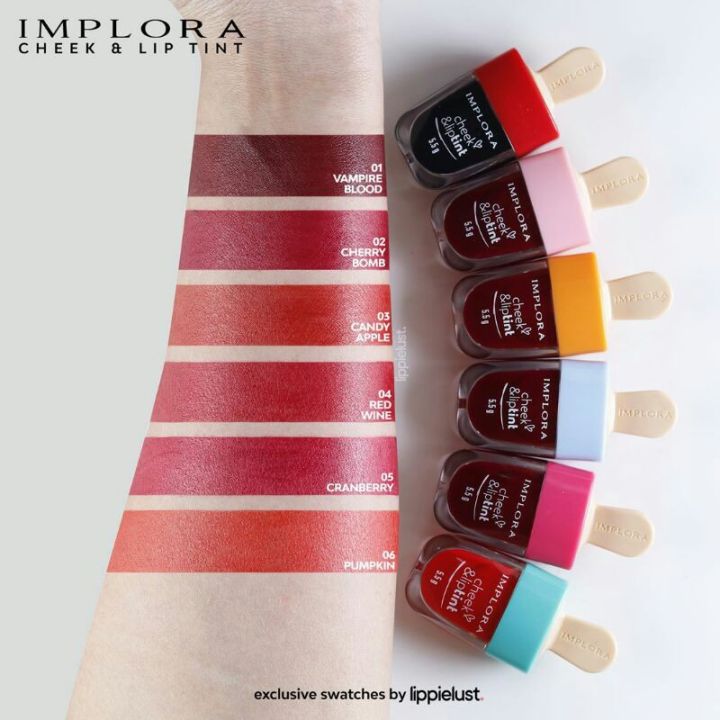 Implora Cheek & Lip Tint , Liptint Murah BPOM | Lazada Indonesia