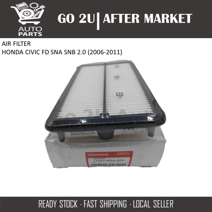 AIR FILTER - 17220-RRA-A00 HONDA CIVIC FD SNA SNB 2.0 (2006-2011 ...