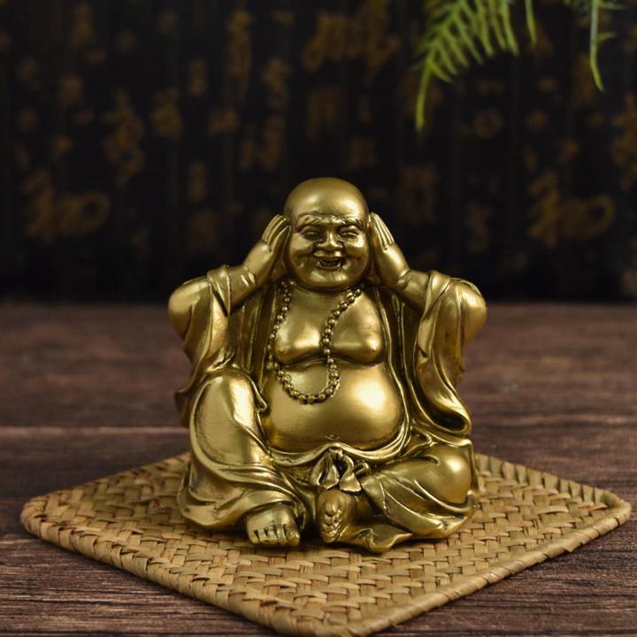 shamjina Maitreya Buddha Statue Big Belly Buddha Ornament Aesthetic Art ...