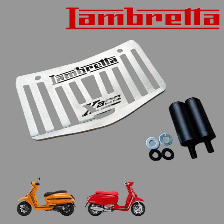 🛵😎RACK ท้าย LAMBRETTA X 300 🛵😎งานสเตนเลสเเท้ ไม่เป็นสนิม ทรง SPORT 🤩ของ ...