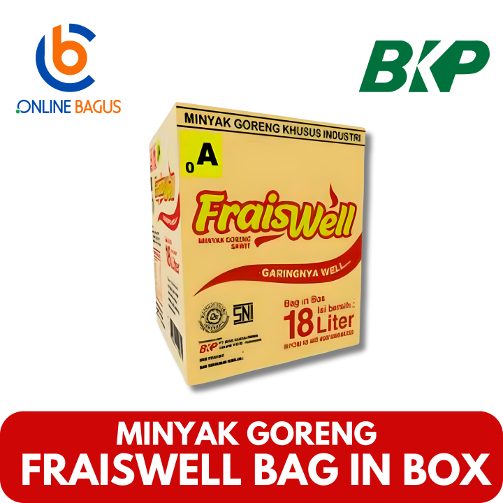 Minyak Goreng Fraiswell 18 Liter Bag in Box | Lazada Indonesia