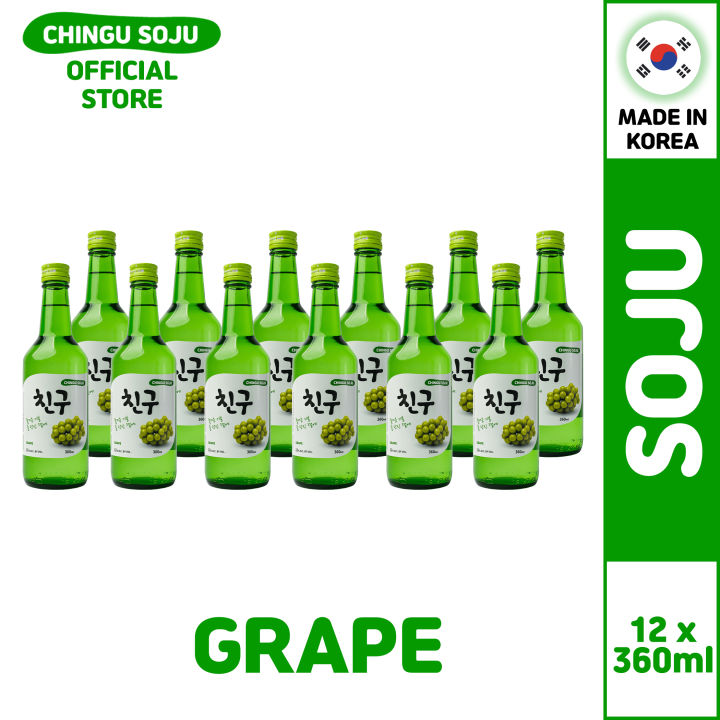 Chingu Soju Grape 360ml 12 Bottles | Lazada PH