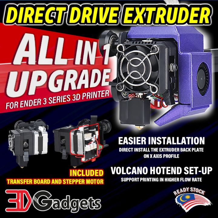 Direct Drive Extruder All In One Upgrade Direct Install for Ender 3 ...