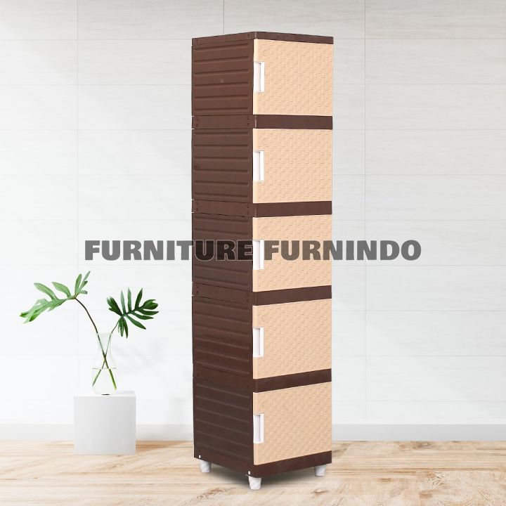 LEMARI PLASTIK KINGDOM SLAP 2 SUSUN, 3 SUSUN, 4 SUSUN DAN 5 SUSUN ...