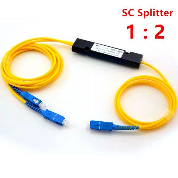 FO - Kabel Splitter Fiber Optic Jumper Cable FBT SC/UPC 1M 1/2 FTTH ...
