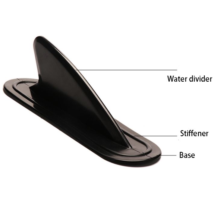 Outdoor Kayak Tracking Fin Detachable PVC Center Fin Surfing Board Fin ...