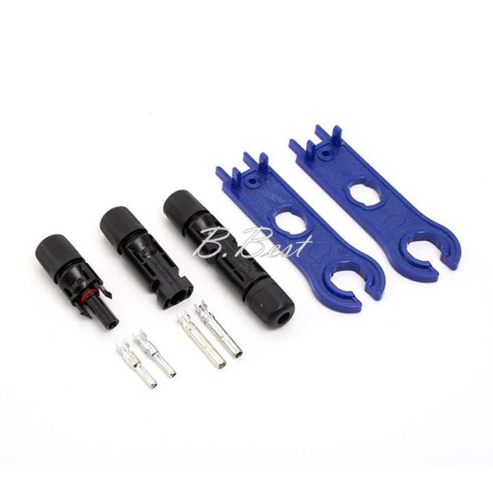 ข้อต่อโซล่าเซลล์ ขั้วต่อสายไฟ MC4 PV Solar Cell Connector ประแจ ประแจ ...