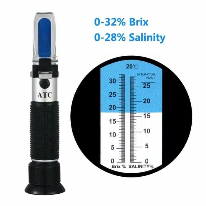 Refractometer Salt Salinity Brix/Refraktometer Alat Ukur Garam & Gula | Lazada Indonesia
