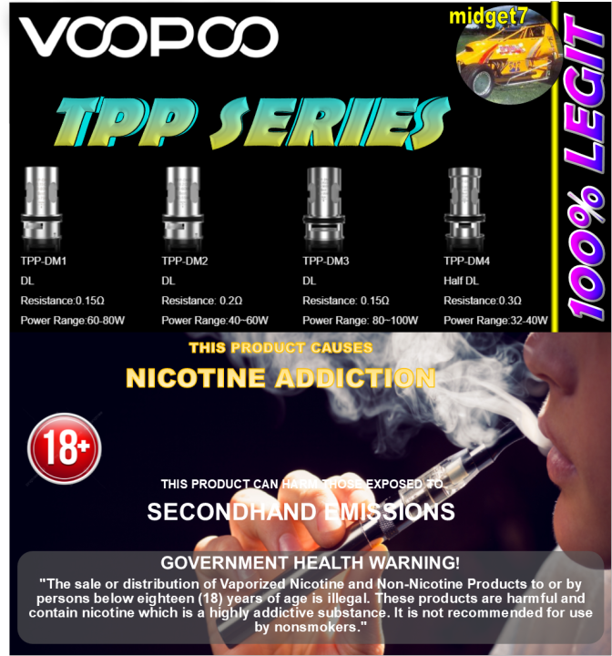 VOOPOO TPP Mesh Atomizer Coil | Lazada PH