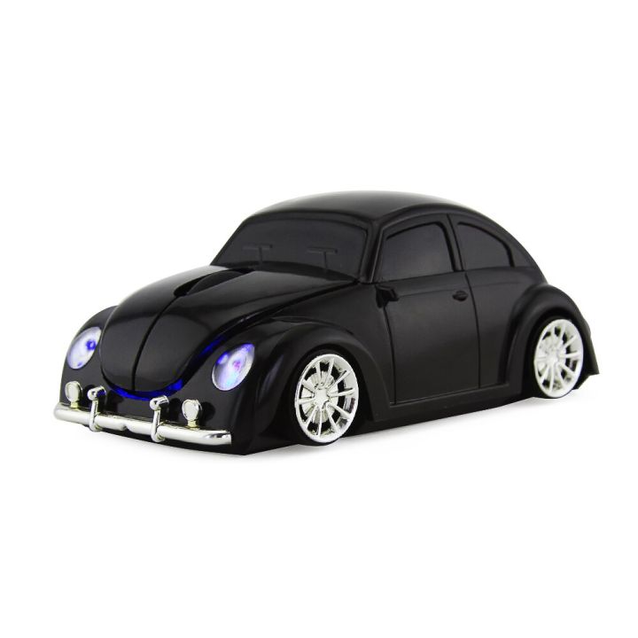 CHYI Wireless Mouse Mini 3D Beetle Car Shape Mice With LED USB 2.4G ...