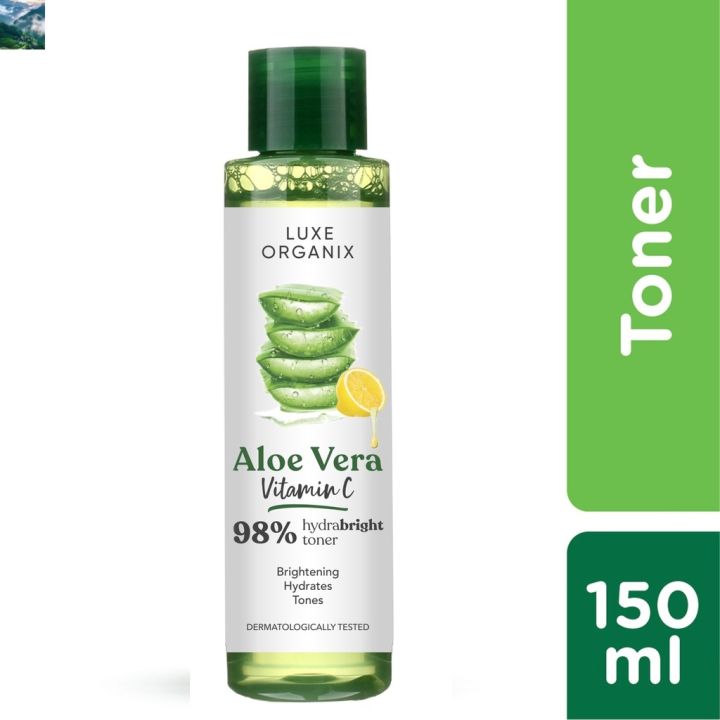 Luxe Organix Aloe Vera Vitamin C 98% Hydrabright Toner 150ml # | Lazada PH