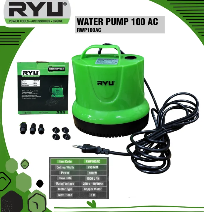 RYU WATER PUMP 100 AC - POMPA AIR CELUP 100 AC | Lazada Indonesia