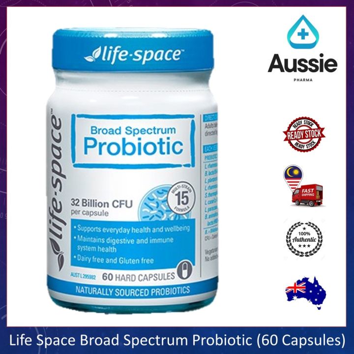 LIFE SPACE Broad Spectrum Probiotic (60 Capsules) | Lazada