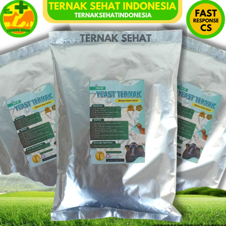 YEAST TERNAK 1 KG - Meningkatkan Kesehatan Pencernaan dan Penyerapan ...