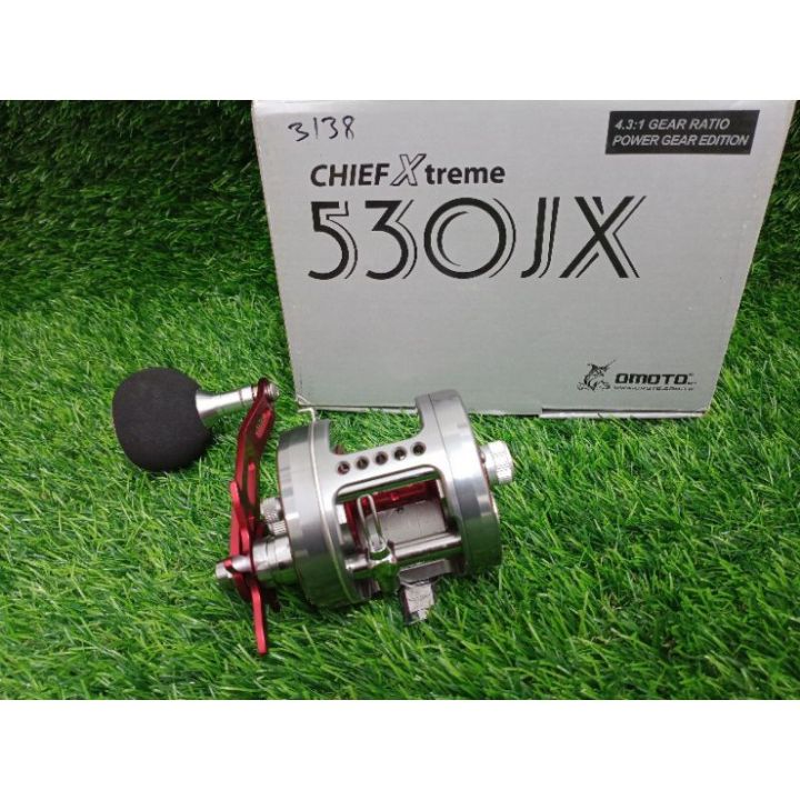 OMOTO CHIEF XTREME 530JX AND 530J JIGGING REEL MADE IN TAIWAN | Lazada