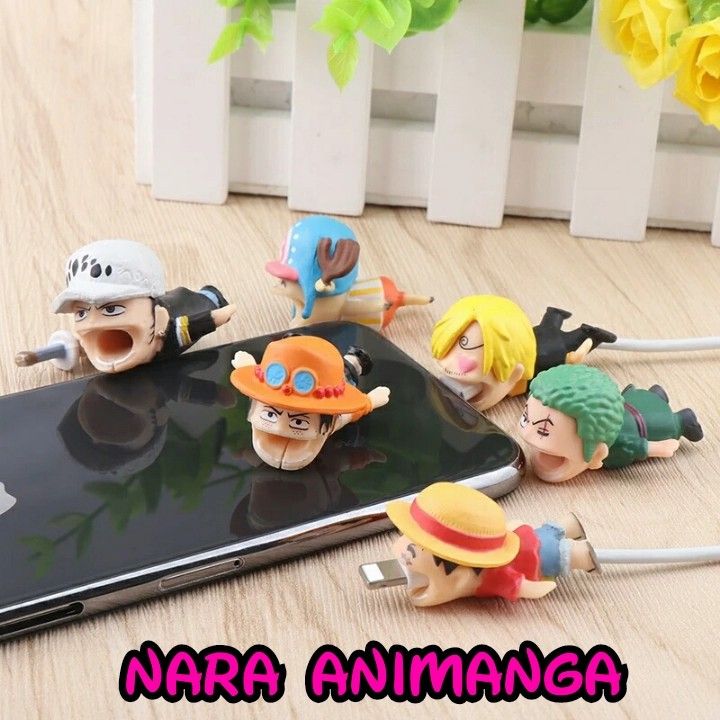Nara Animanga Pelindung Kabel Cable Bite Anime One Piece Luffy Zoro ...