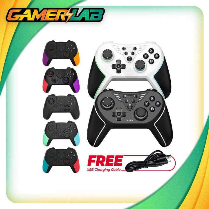 Nintendo Switch Bluetooth Wireless Pro Controller with Enhanced Turbo ...