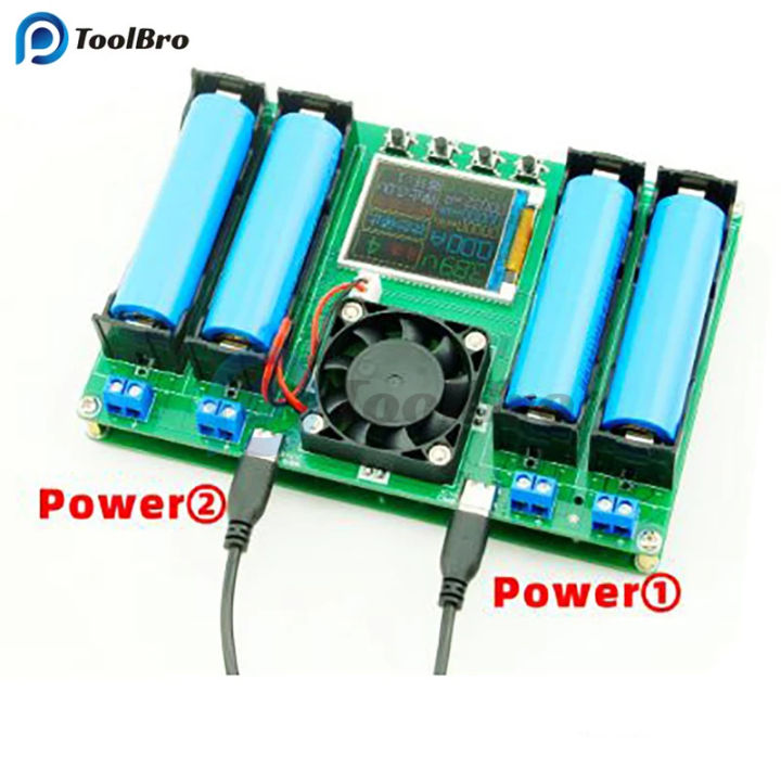 4 Channel Digital Battery Tester 18650 Lithium Battery Capacity ...