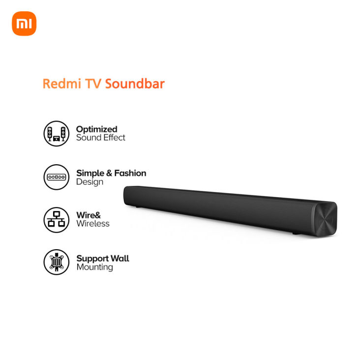 Xiaomi Redmi Mi TV Soundbar Bluetooth 5.0,AUX 3.0mm,SPDIF Home Theater ...
