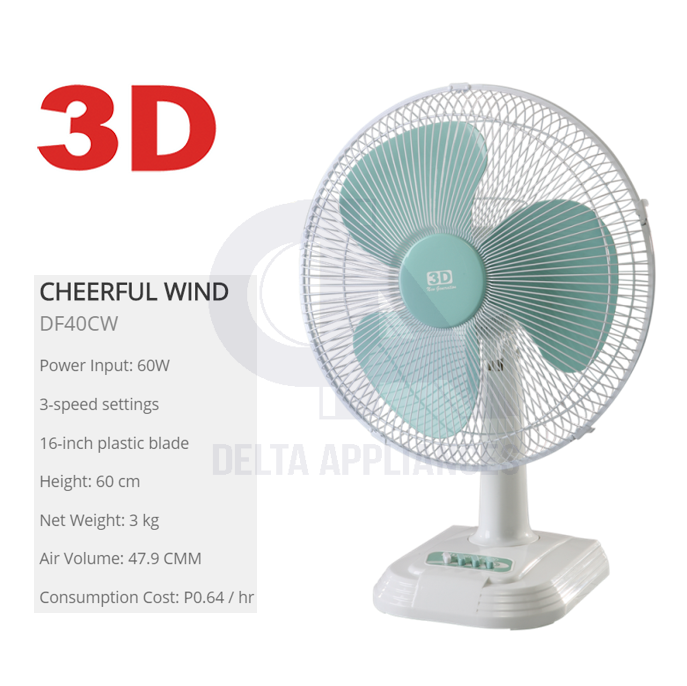 3D Cheerful Wind Desk Fan | Lazada PH