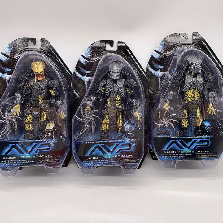 NECA รูป Lab Escape Fugitive Predator AVP Alien Vs Predator ed Scar ...