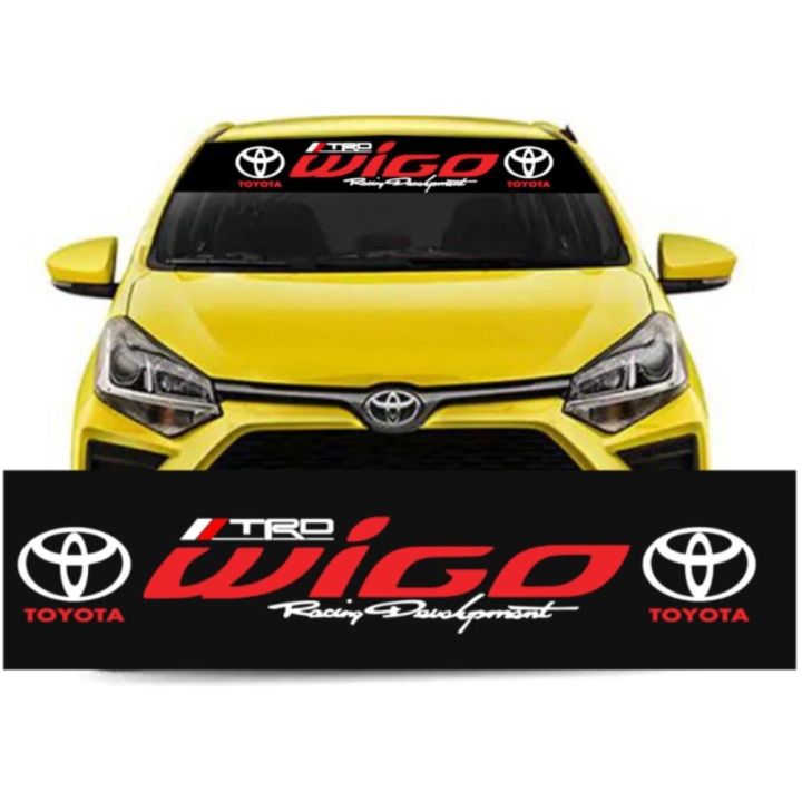 Toyota Wigo Windshield Decal | Lazada PH