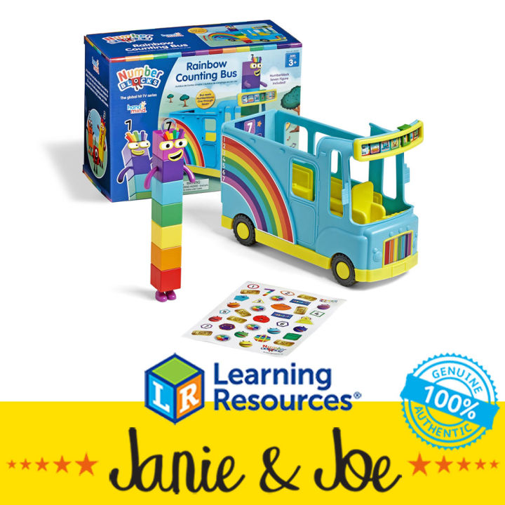 LEARNING RESOURCES Numberblocks Rainbow Counting Bus by hand2mind | Lazada