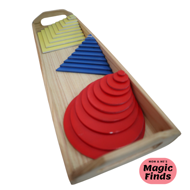 Montessori Graded Geometric Figures | Shapes & Sensory Learning Fun ...