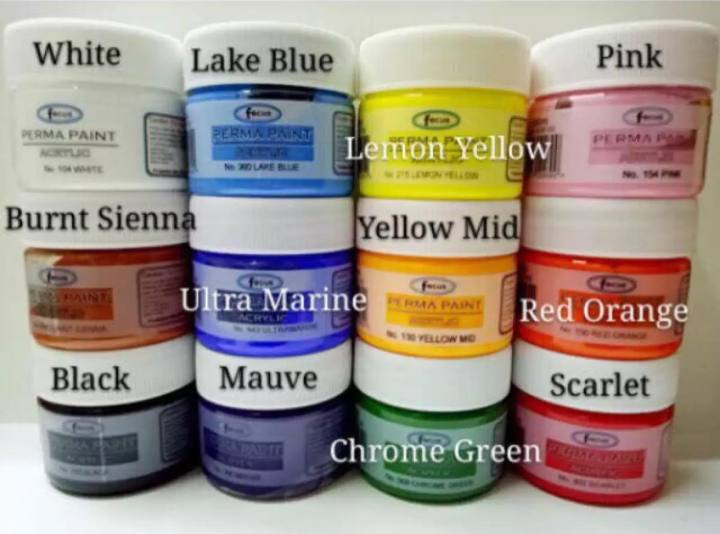 Perma Paint / Acrylic Paint Single Color (100ml) | Lazada PH