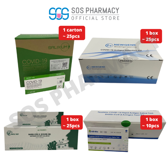 SALIXIUM/UT + DIAGNOSTICS (NEWGENE)NASAL/SALIVA Covid-19 RTK Test Kit ...