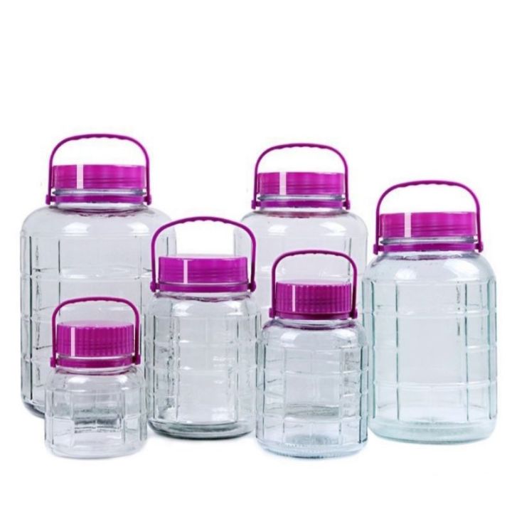 โหลแก้ว ขวดโหลดองบ๊วย ขวดโหลดองผลไม้ ขวดโหลแก้ว โหลเหล้าบ๊วย 3L 4L 5L 8L 10L 12L 15L | Lazada.co.th