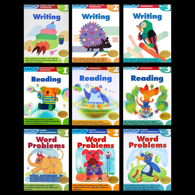[Softcopy] Kumon English Math Learning English Bundle 9 Grade 1 - 3 ...