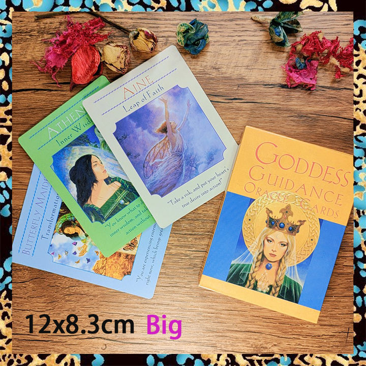 Goddess Guidance Oracle Card Deck with Paper Guide Book | Standard Big ...