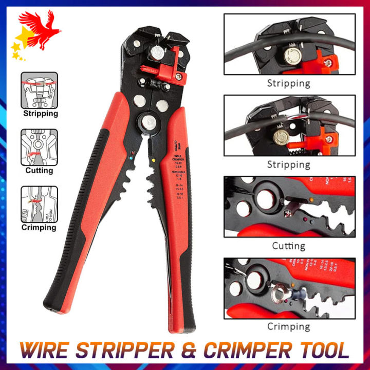 Automatic Wire Stripper Wire Stripping Tool Wire Cutter Self-adjusting Automatic Cutting Pliers ...