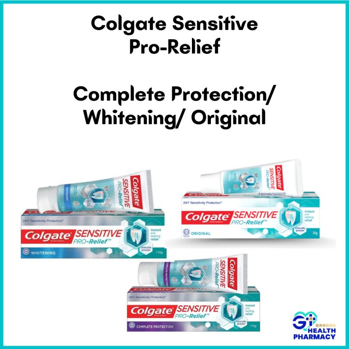 Colgate Sensitive Pro-Relief Toothpaste Complete Protection/ Whitening ...