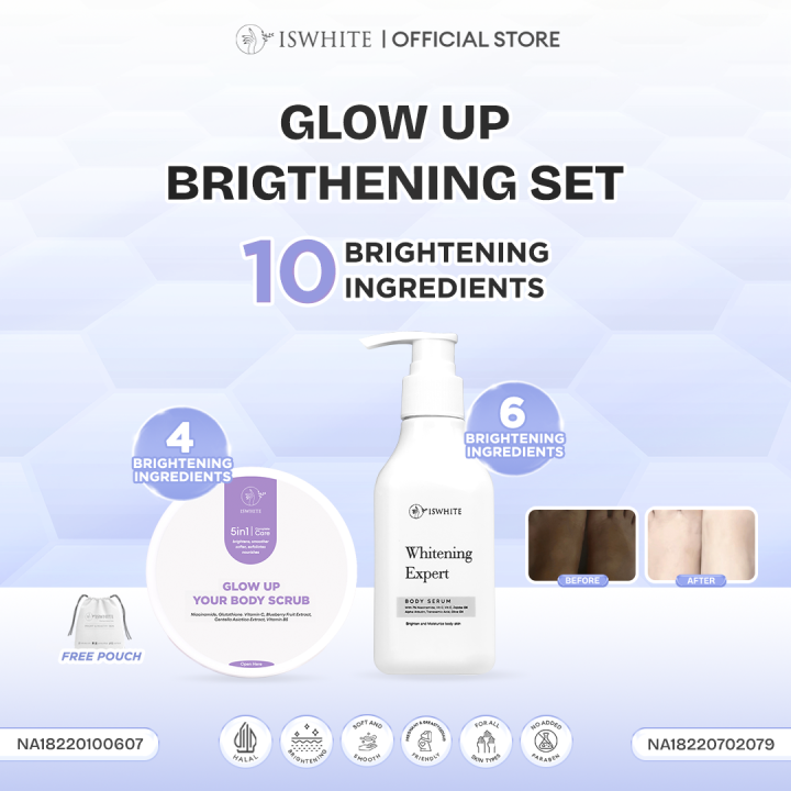 ISWHITE Glow Up Brightening Package | Lazada Indonesia