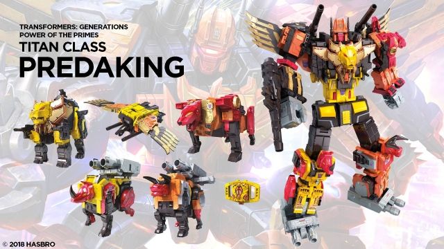 Transformers Power Of The Primes PREDAKING Predacons set Titan Class Predaking Figure Voyager Class Predacon Figures Lazada Lazada