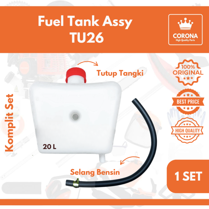 Fuel Tank Assy Tangki Bensin Set TU26 20 Liter Mesin Sprayer Semprot ...