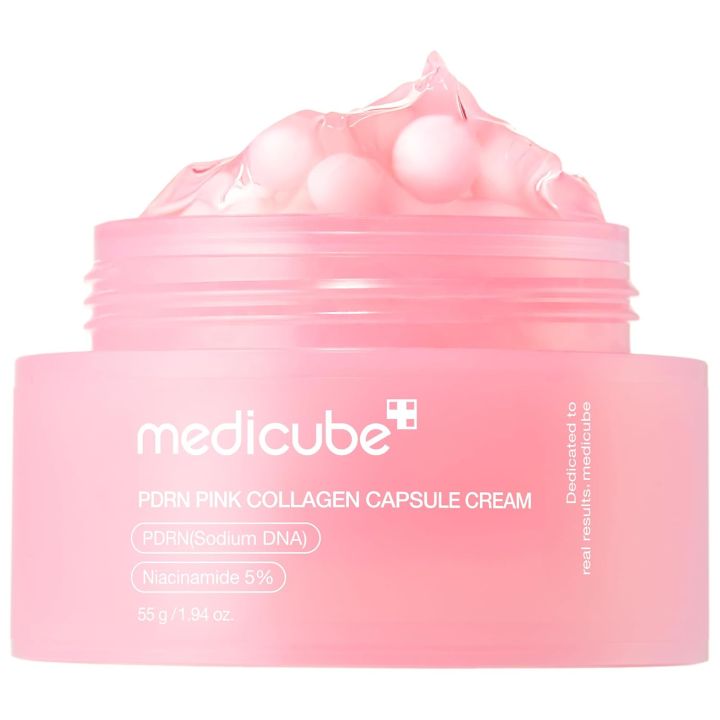 face care tools medicube PDRN Pink Collagen Capsule Cream, Face ...