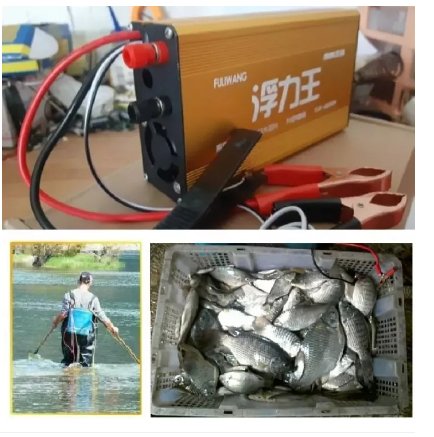 DC 12V Inverter Fishing Machine Ultrasonic Inverter Electro Fisher Cod ...