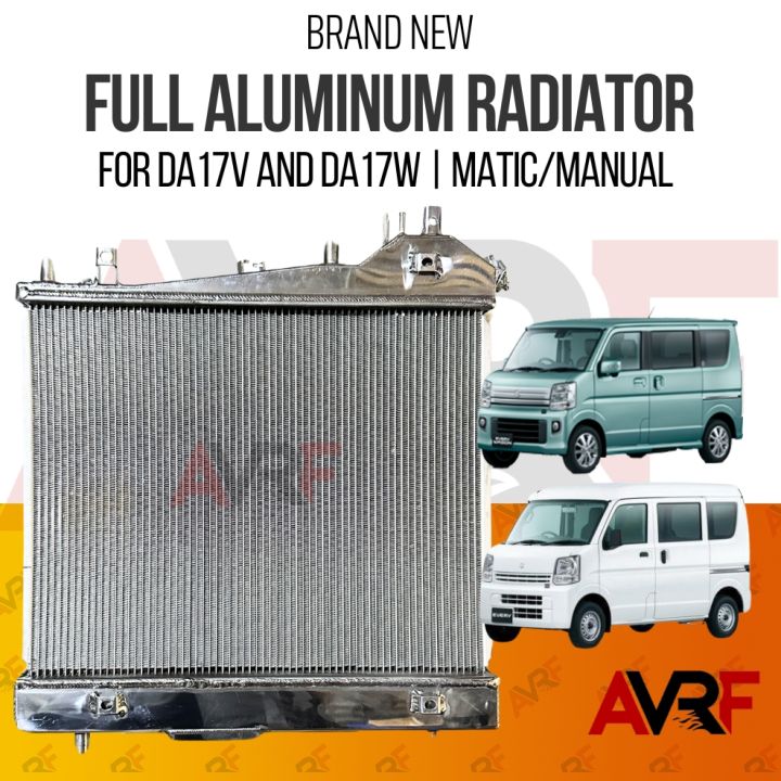 SUZUKI DA17 FULL ALUMINUM RADIATOR AUTOMATIC/MANUAL LAMINATED MINIVAN ...