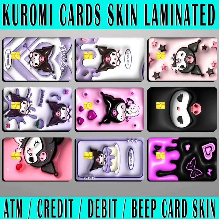 KUROMI CARD SKSIN - (SKIN CARD STICKER) ATM/CREDIT/DEBIT/BEEP (SKIN ...
