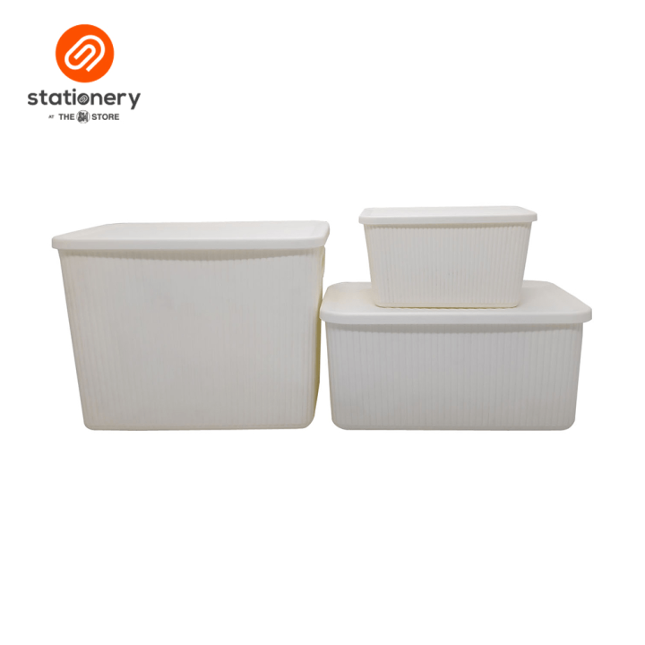 Spaces Storage Box with Lid Small | Lazada PH