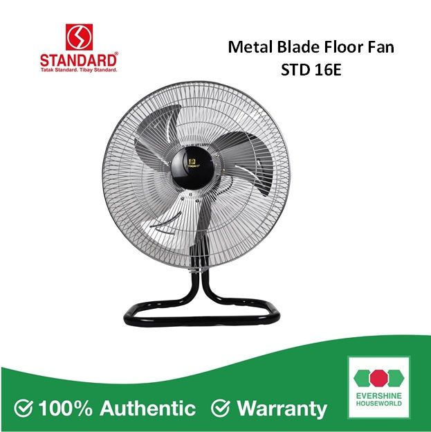 STANDARD 16 INCHES METAL BLADE FLOOR FAN STD-16E | Lazada PH