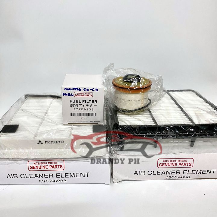 Combo Air Cabin & Fuel Filter TRIO - Mitsubishi Montero Gen2 2008-2015 ...