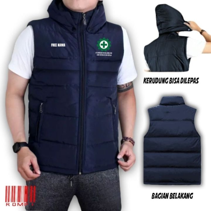 ROMPI SAFETY FIRST FREE NAMA K3 CUSTOM SABLON KERJA MOTOR | Lazada ...